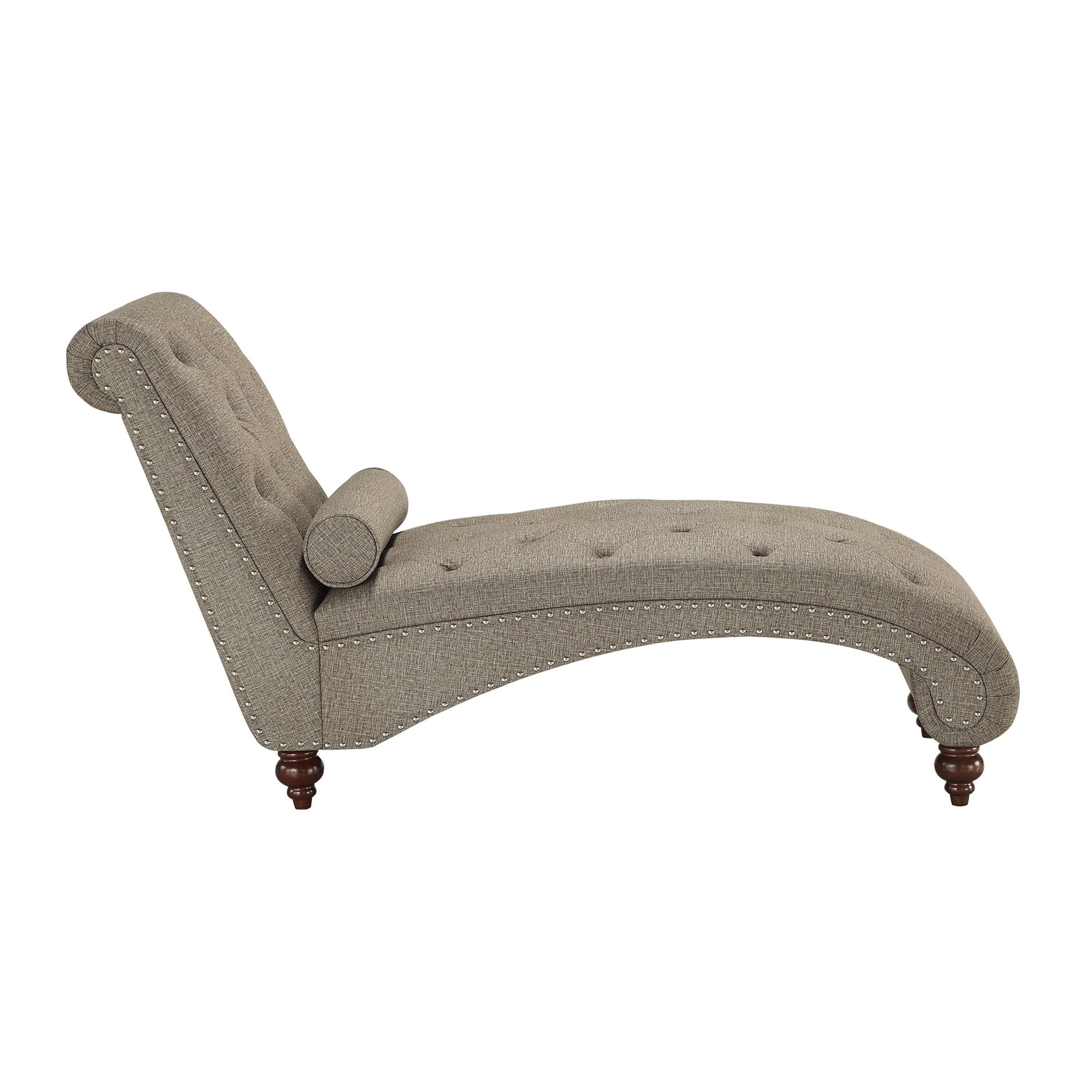Fremont & Park Cagle Chaise Lounge - 69" x 28.5" x 37" Brown (Silver ...