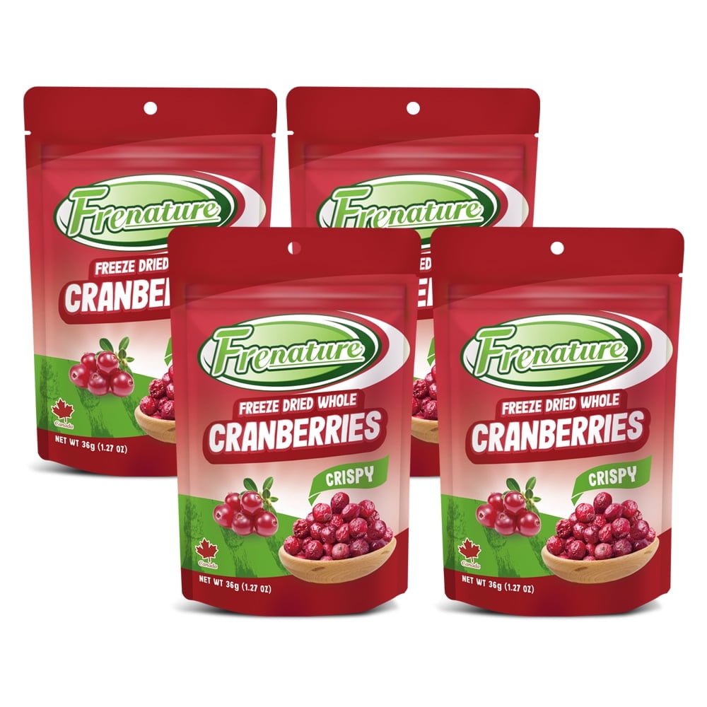 Frenature Freeze Dried Cranberries, Natural Freeze Dried Fruits, Canada Whole Dried Cranberries ...