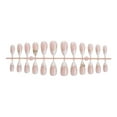 French Almond Nails 24 Pieces 12 Sizes Sweet Cute Almond Color for ...