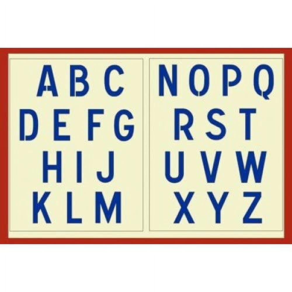 French Alphabet Letters Stencil - French Letters France Country ...