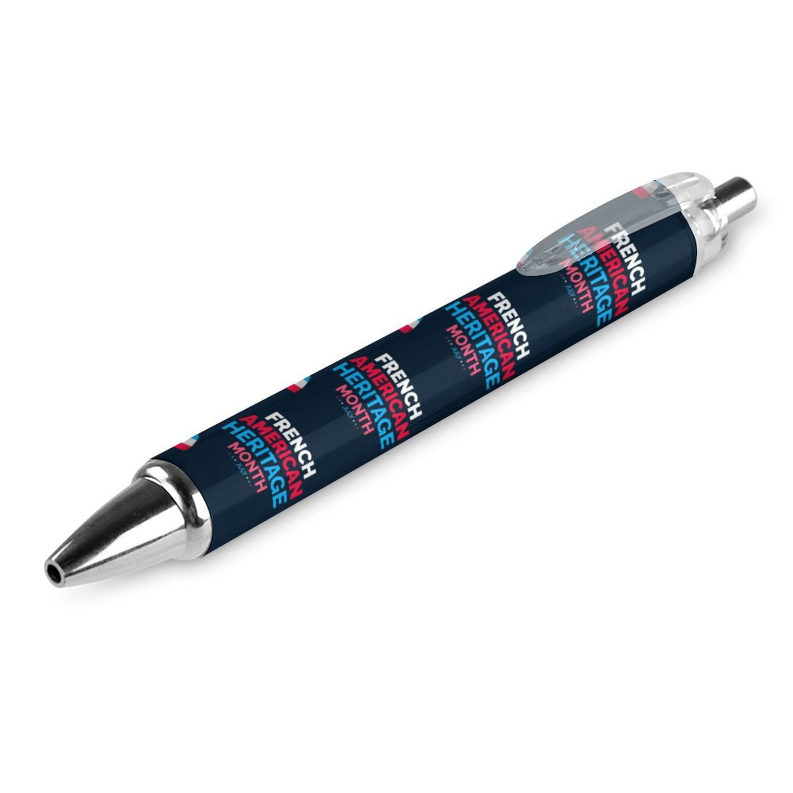 French-American Heritage Month Ballpoint Pen Retractable Pens Black ...