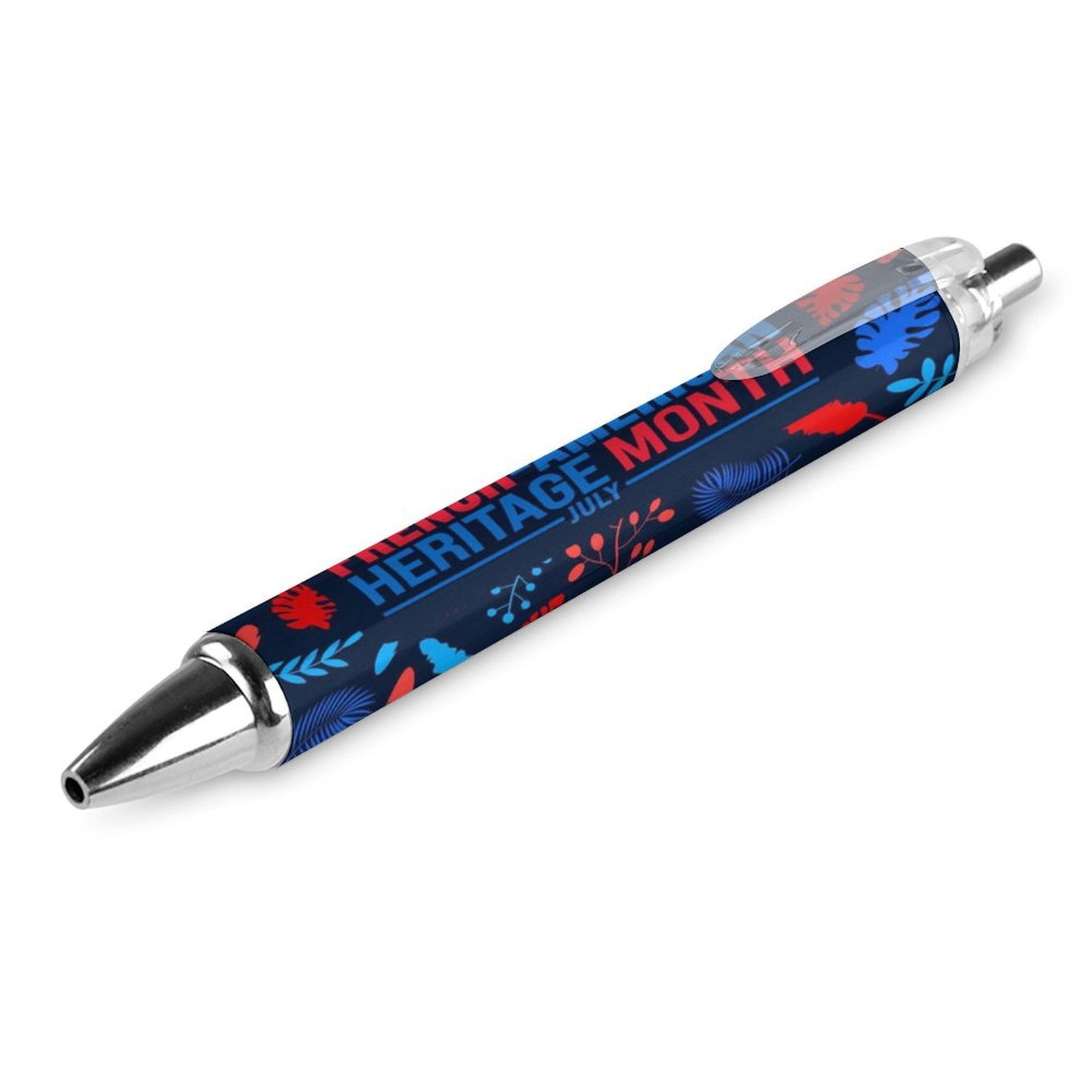 French-American Heritage Month Ballpoint Pen Retractable Pens Black ...