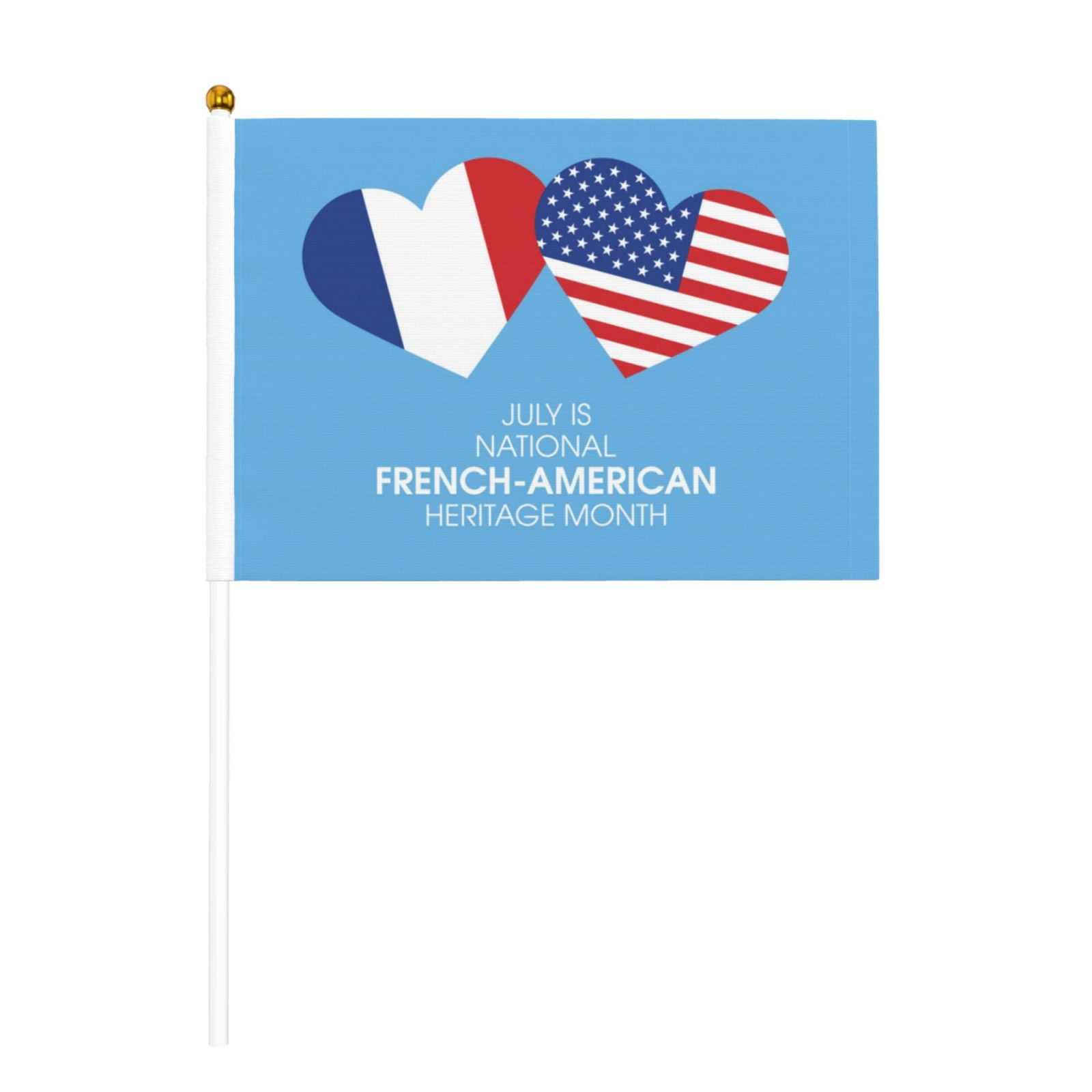French-American Heritage Month Flag Small Mini Hand Held Flags Small ...