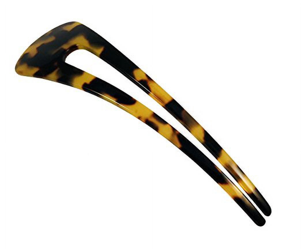 French Amie Grace Long Tokyo Large Cellulose Acetate Chignon U Hair Pin ...