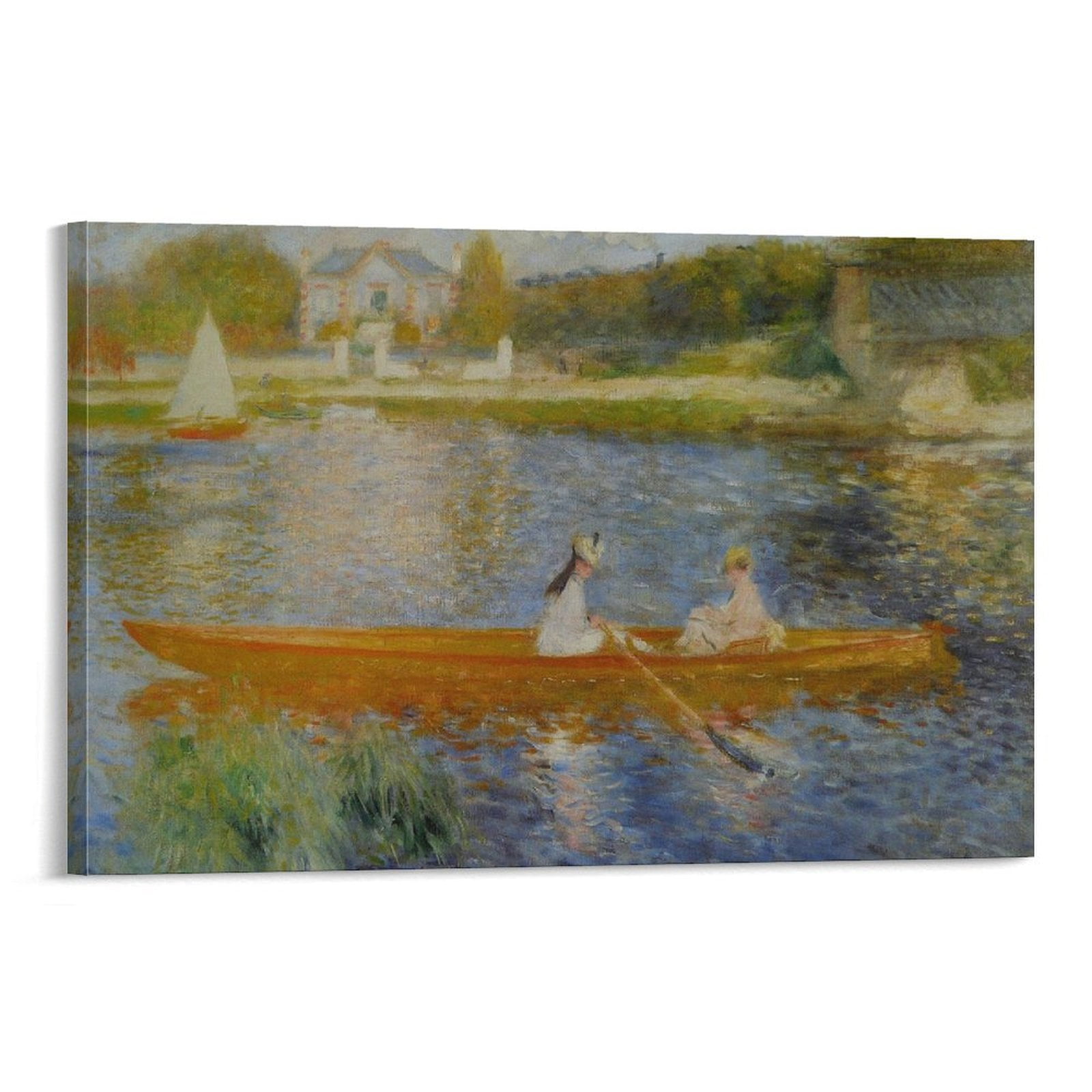 French Artist Pierre-Auguste Renoir The Skiff Poster(1) Wall Art Poster ...