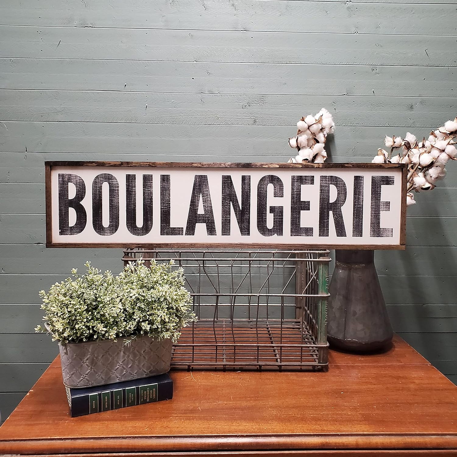 French Bakery Sign, Boulangerie Sign, Rustic Wooden Home Decor Sign ...