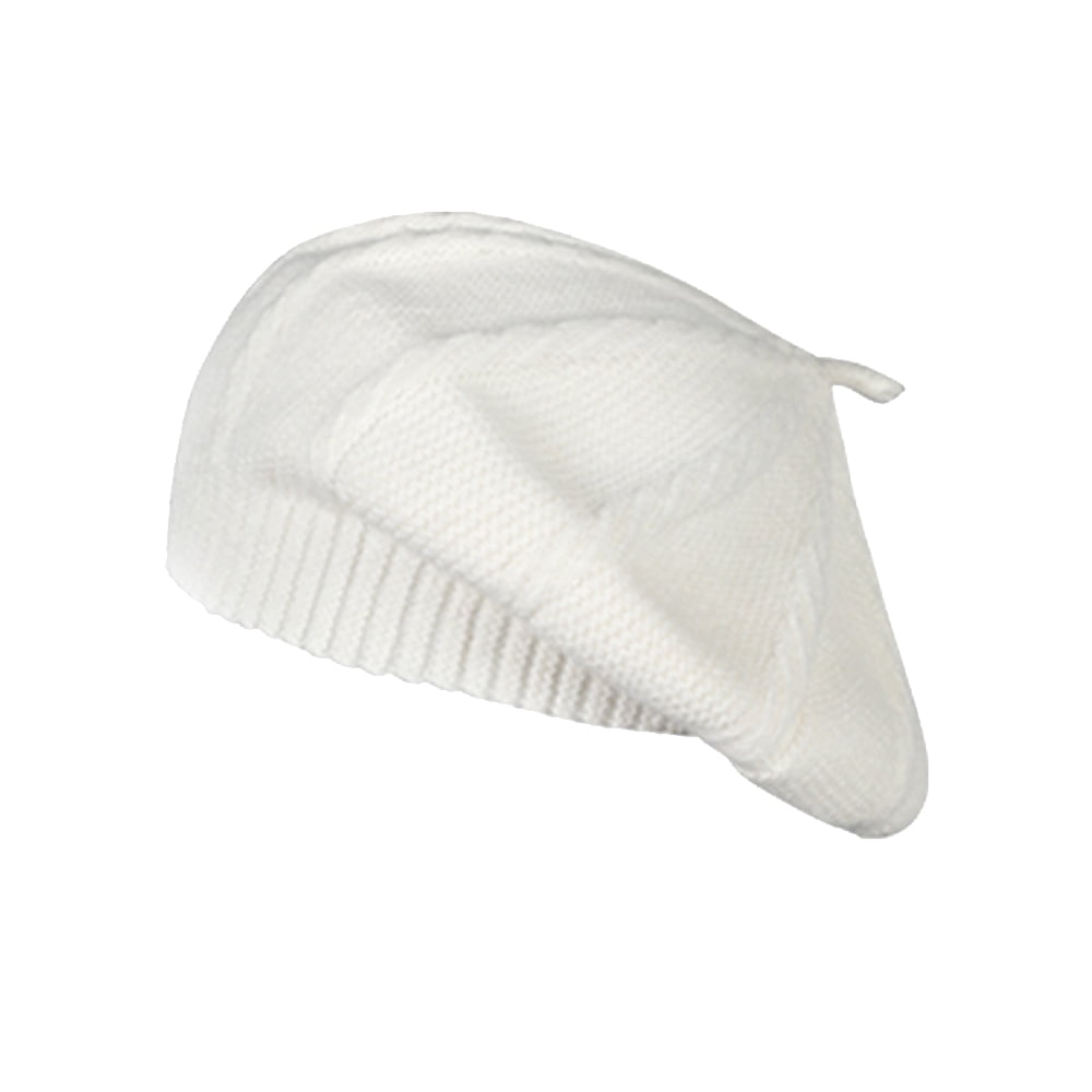 French Beret Female Beret Girl In Solid Color - DMZ55 cheese white ...