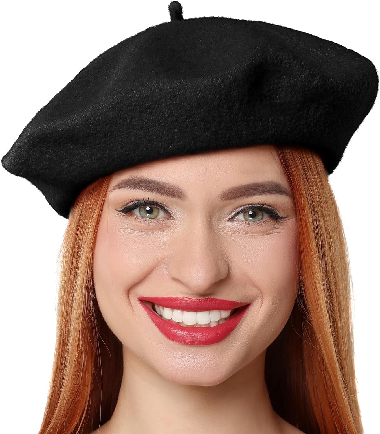 French Beret Hats for Women Girls, Classic Wool Berets Lady Painters ...