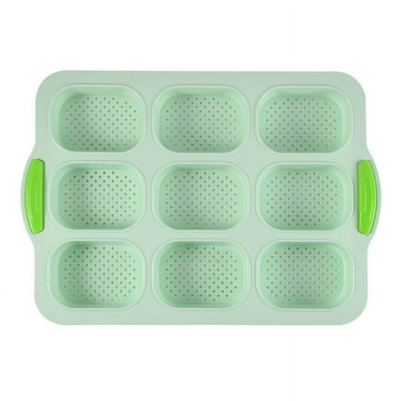 French Bread Pan, 9 Inch Oval Loaf Baking Pan Non-Stick, DIY Bread ...