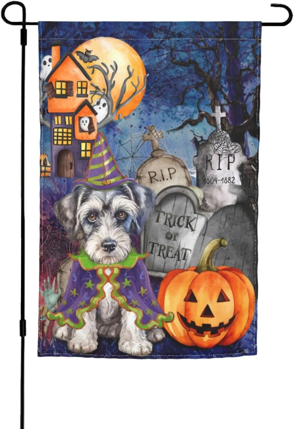 French Bulldog Autumn Pumpkin Fall Dog Garden Flag Welcome Party ...
