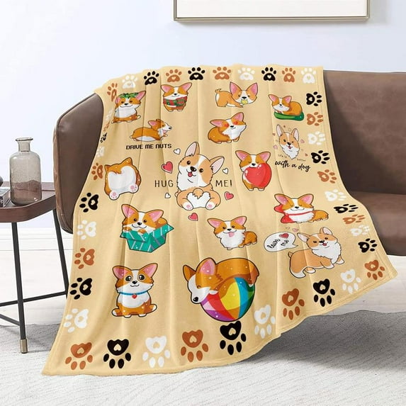 French Bulldog Blanket 3D Printed Flannel Fuzzy Lightweight 130x152cm ...