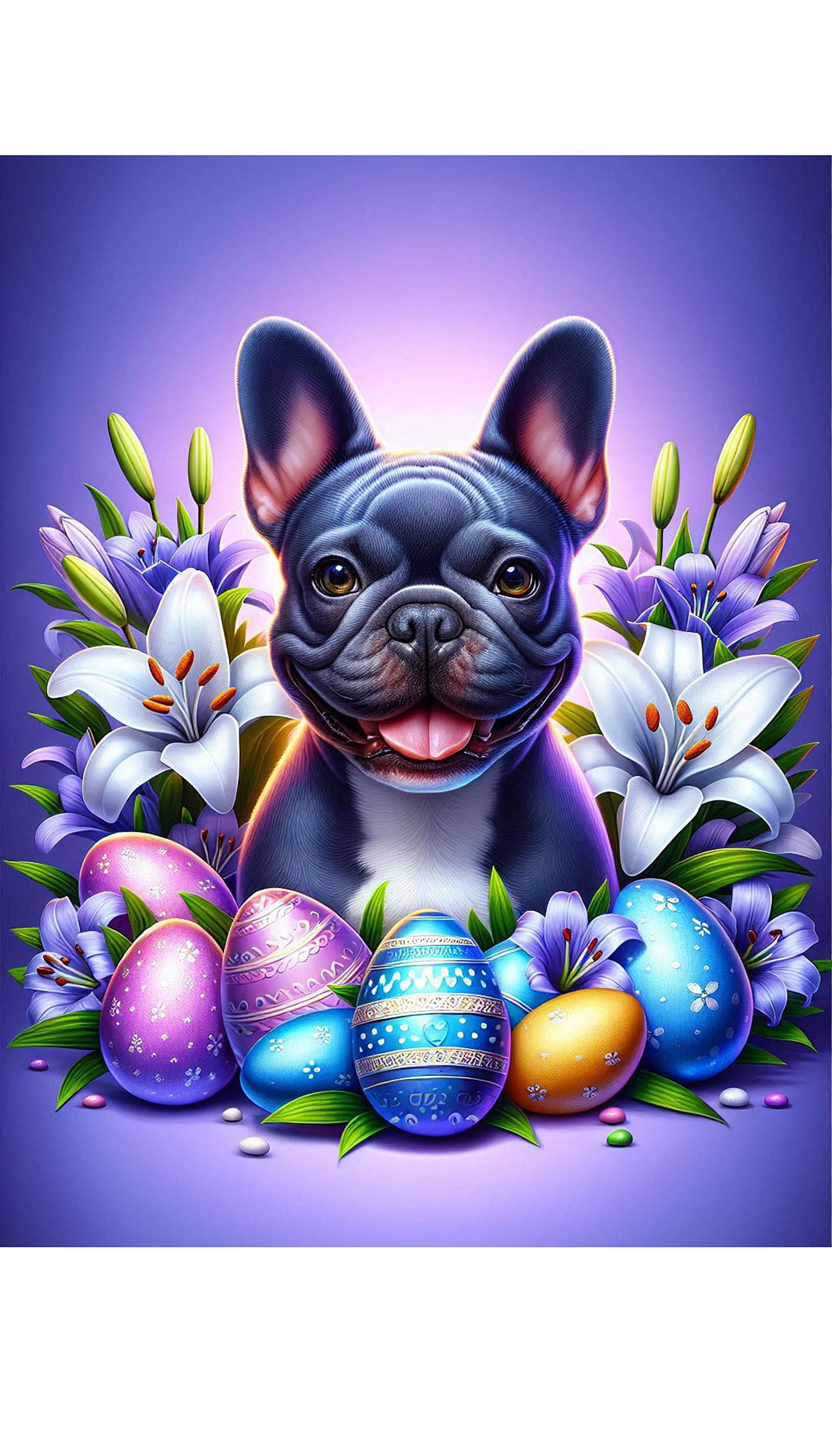French Bulldog Blue - Best of Breed DCR Easter Holiday Outdoor Garden ...