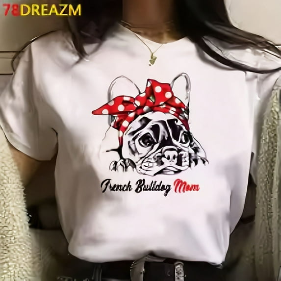 French Bulldog Bull Terrier Top s Wo Haruku Vintage Grunge Aesthetic ...