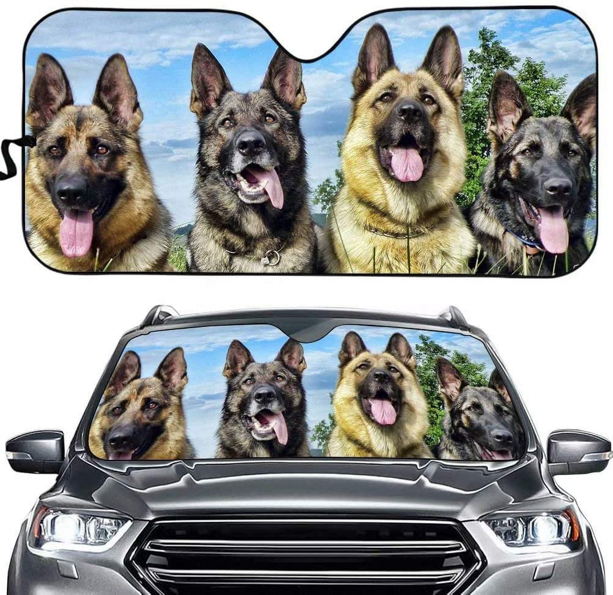French Bulldog Car Sun Shade French Bulldog Windshield Dogs Family Sun ...