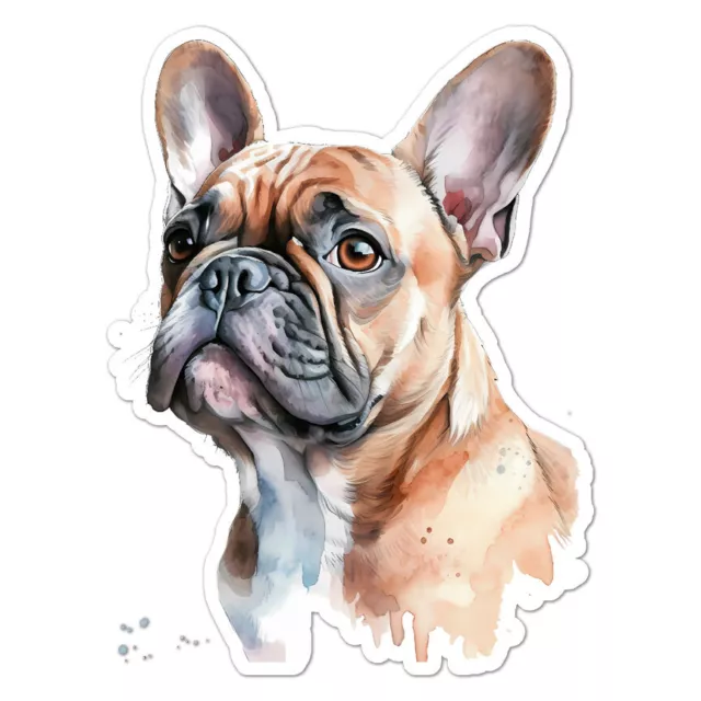 French Bulldog Frenchie Sticker Indoor Outdoor Phone Decal Water Bottle ...
