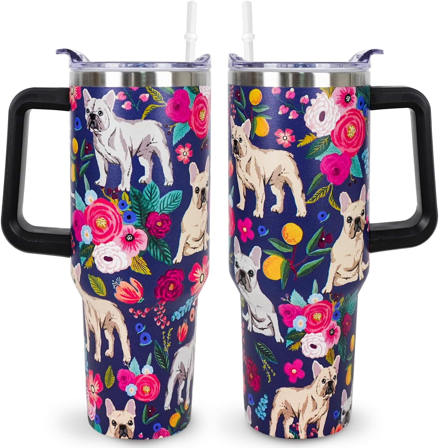 French Bulldog Gifts for Women Cute Dog Tumbler Coffee Cup for Women ...