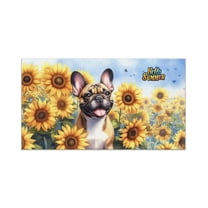 Brittany Spaniel Hello Summer with Sunglasses and Surfboard Tropical ...