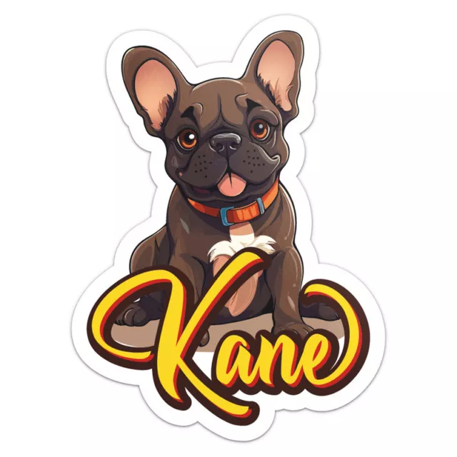 French Bulldog Kane Dog Sticker Phone Decal Water Bottle Stickers Car ...