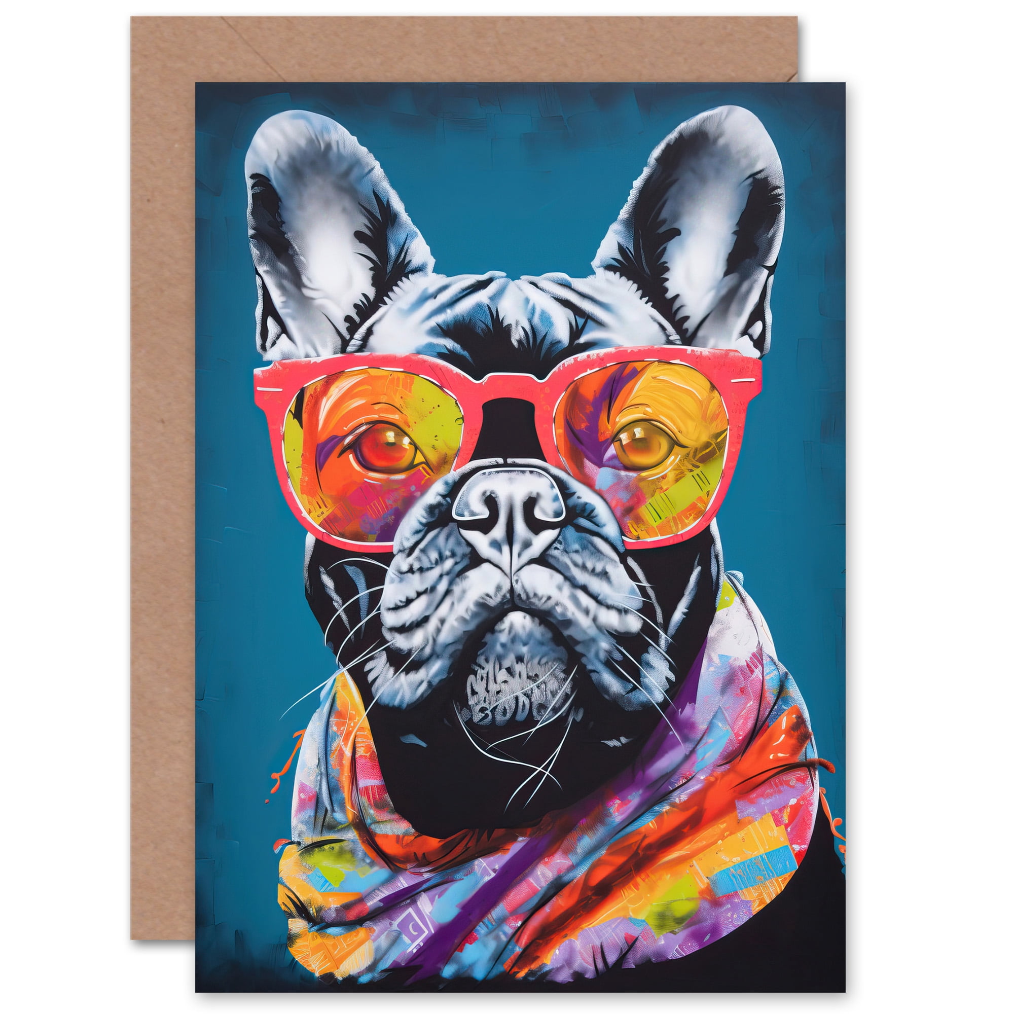 French Bulldog Neon Sunglasses Dog Lover for Wife Her Mum Sister ...