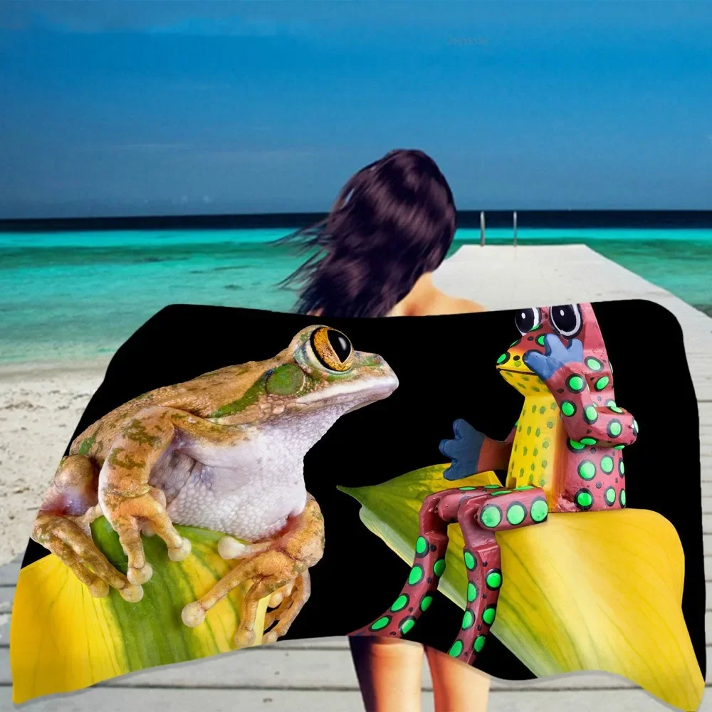 French Bulldog Pattern Beach and Bath Towels Large Sizes Towel Travel ...