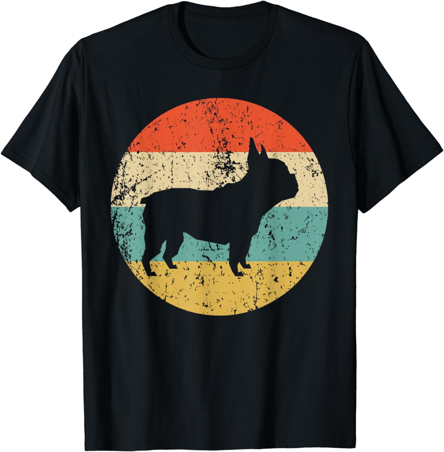French Bulldog Retro French Bulldog Dog T-Shirt - Walmart.com