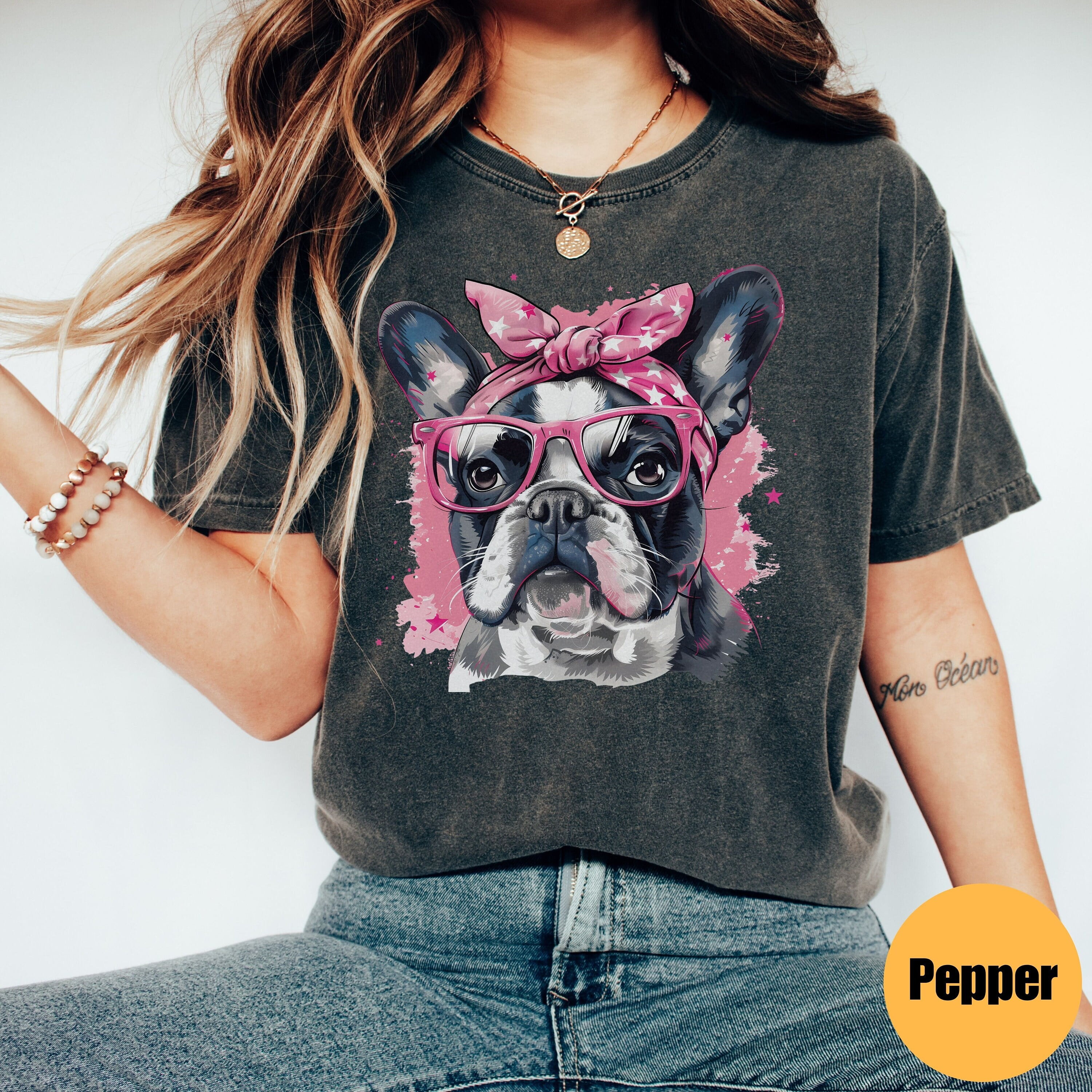 French Bulldog Shirt Frenchie Dog Shirt Dog Shirt For Frenchie Owner ...