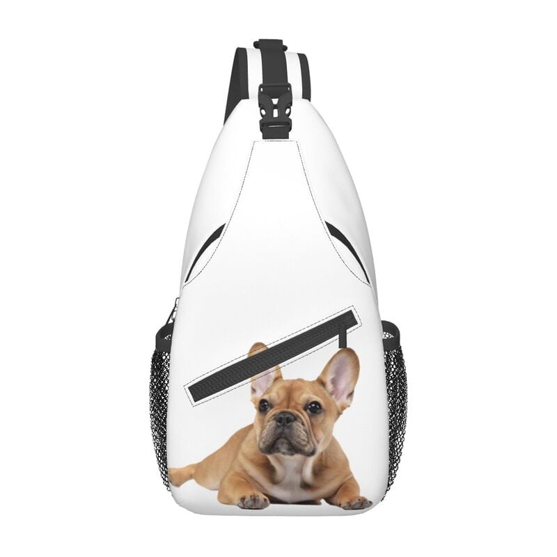 French Bulldog Sling Chest Bag Customized Frenchie Dog Shoulder ...