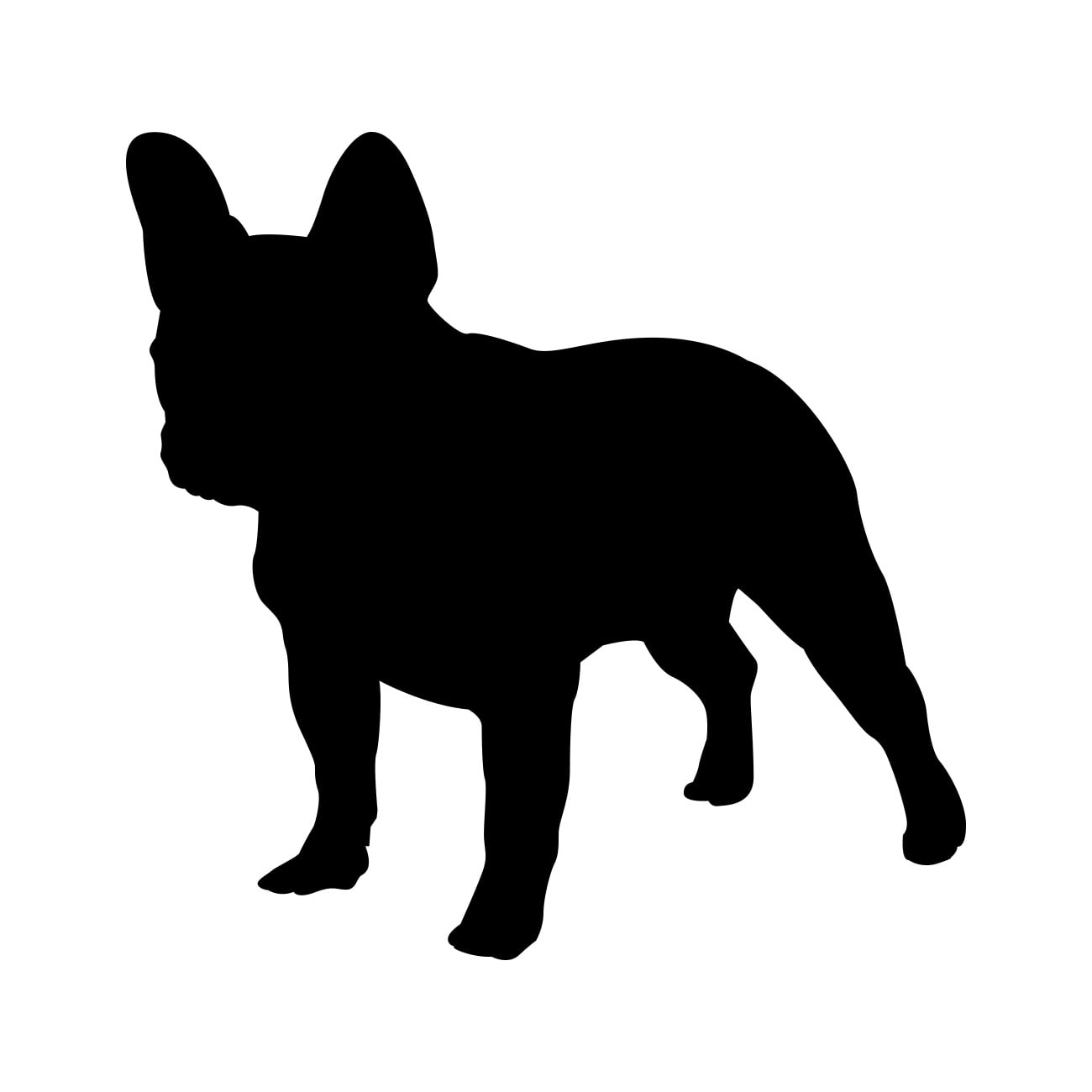 French Bulldog Sticker Decal Die Cut - Self Adhesive Vinyl ...