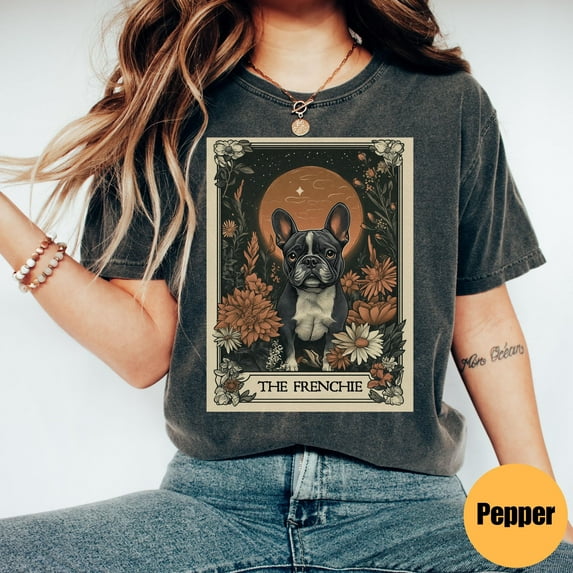 French Bulldog Tarot Card Shirt, Funny Dog Lover Gift, Cute Frenchie T ...