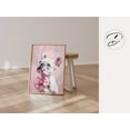 French Bulldog Wearing A Giant Pink Bow On A Pink Backgrounds Bedroom ...