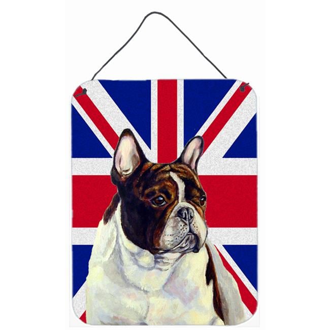 French Bulldog With English Union Jack British Flag Aluminium Metal ...