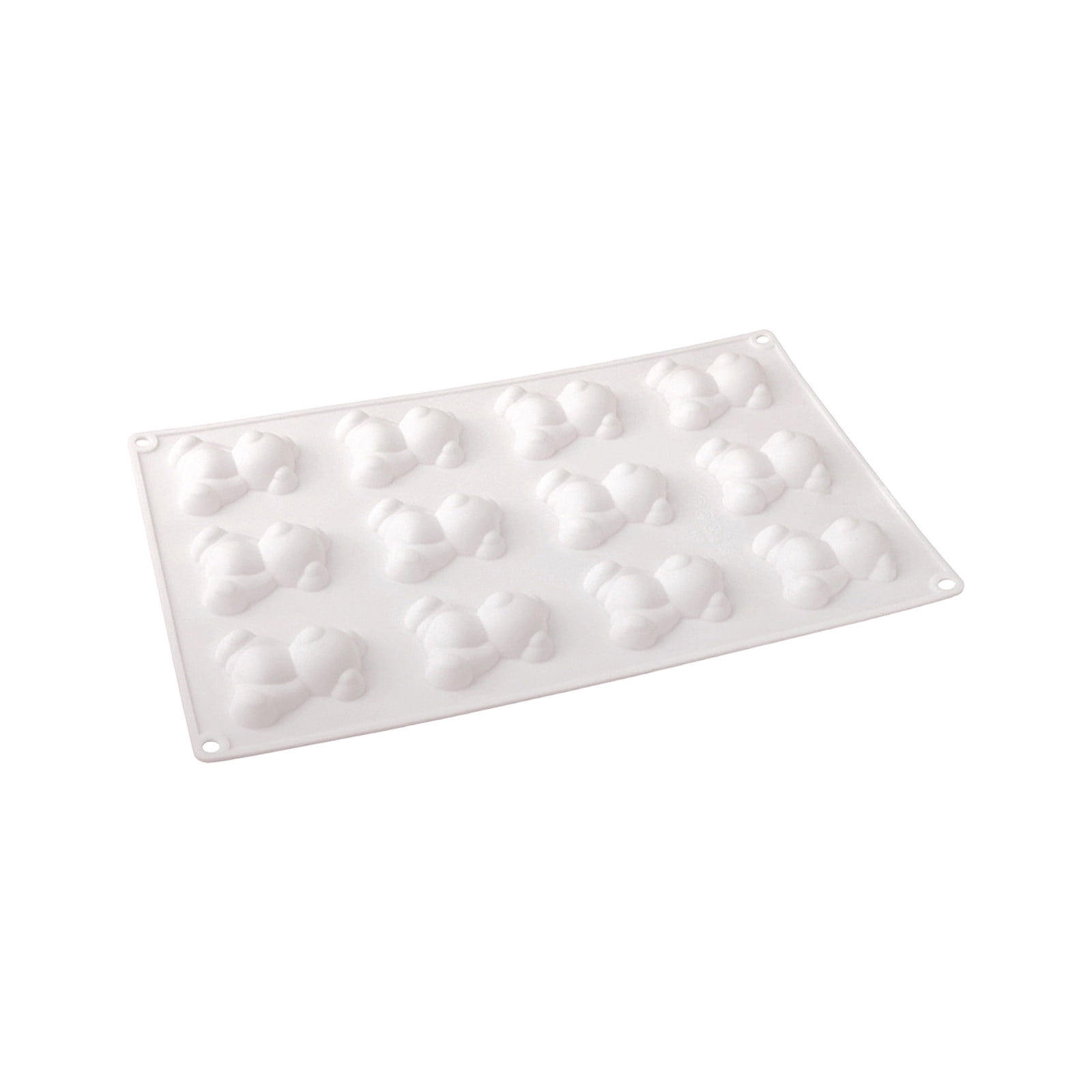 French Cake Silicone Mold with Teddy Bear Design, Non-Stick Baking Mold ...