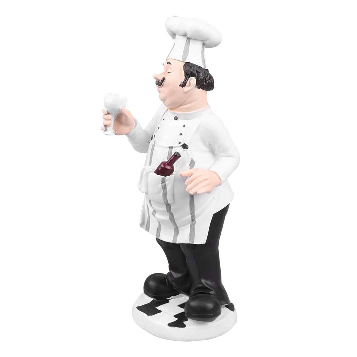 French Chef Chef Collectible Statues Resin Chef Home Countertop Table ...
