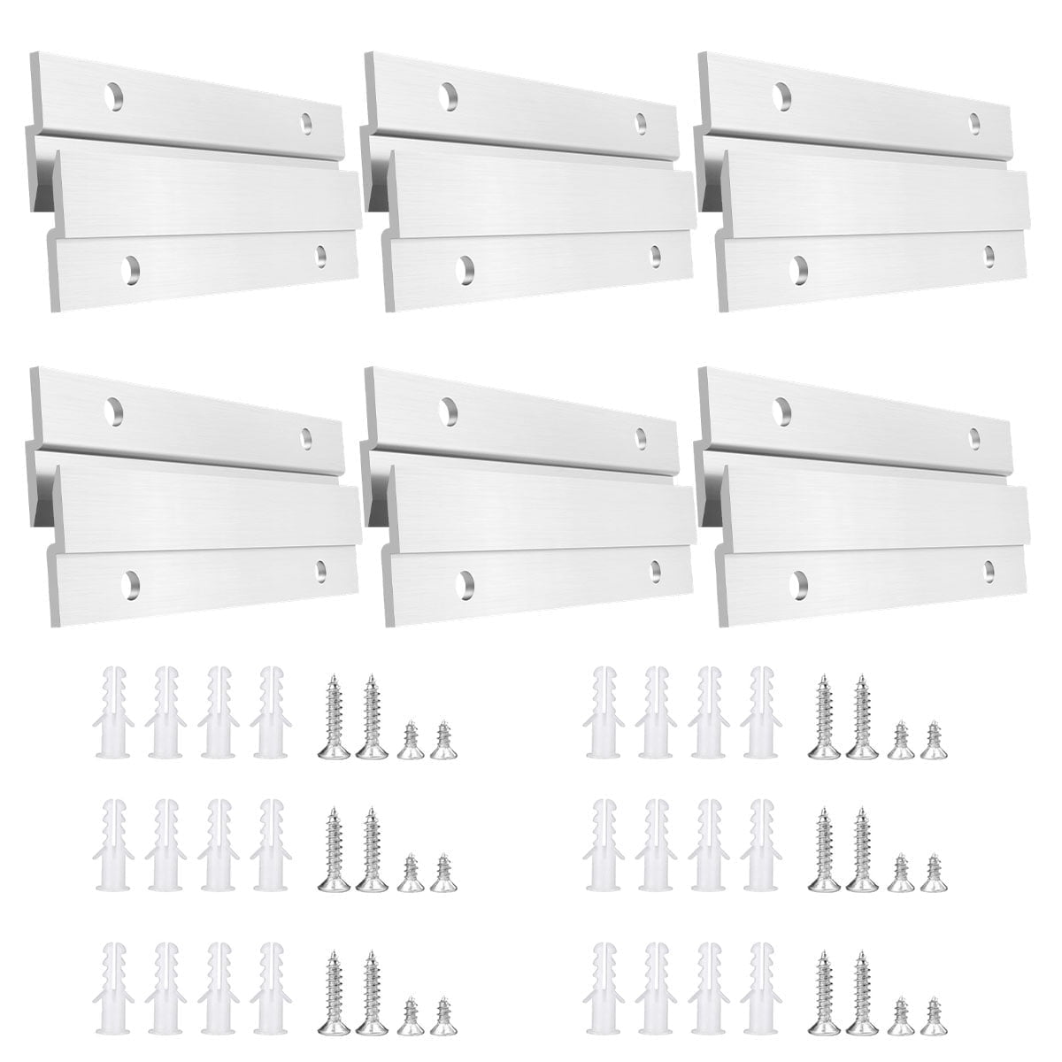 French Cleat Picture Hanger Aluminum Z Hanger Wall Mounting Bracket ...