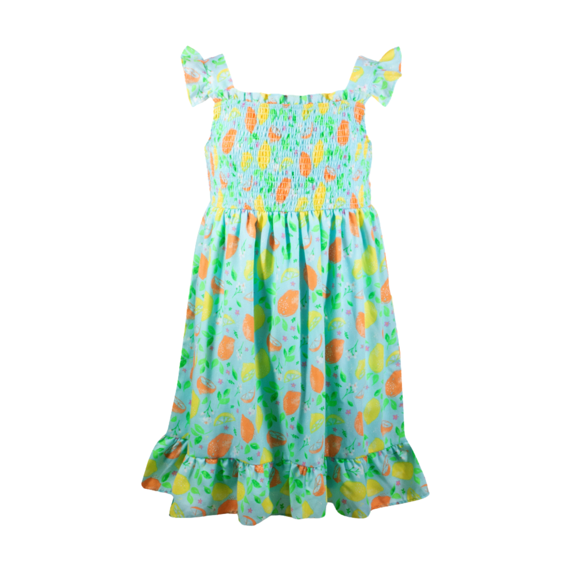 French Connection Girls Floral Smocked Sundress with Ruffle Straps for ...