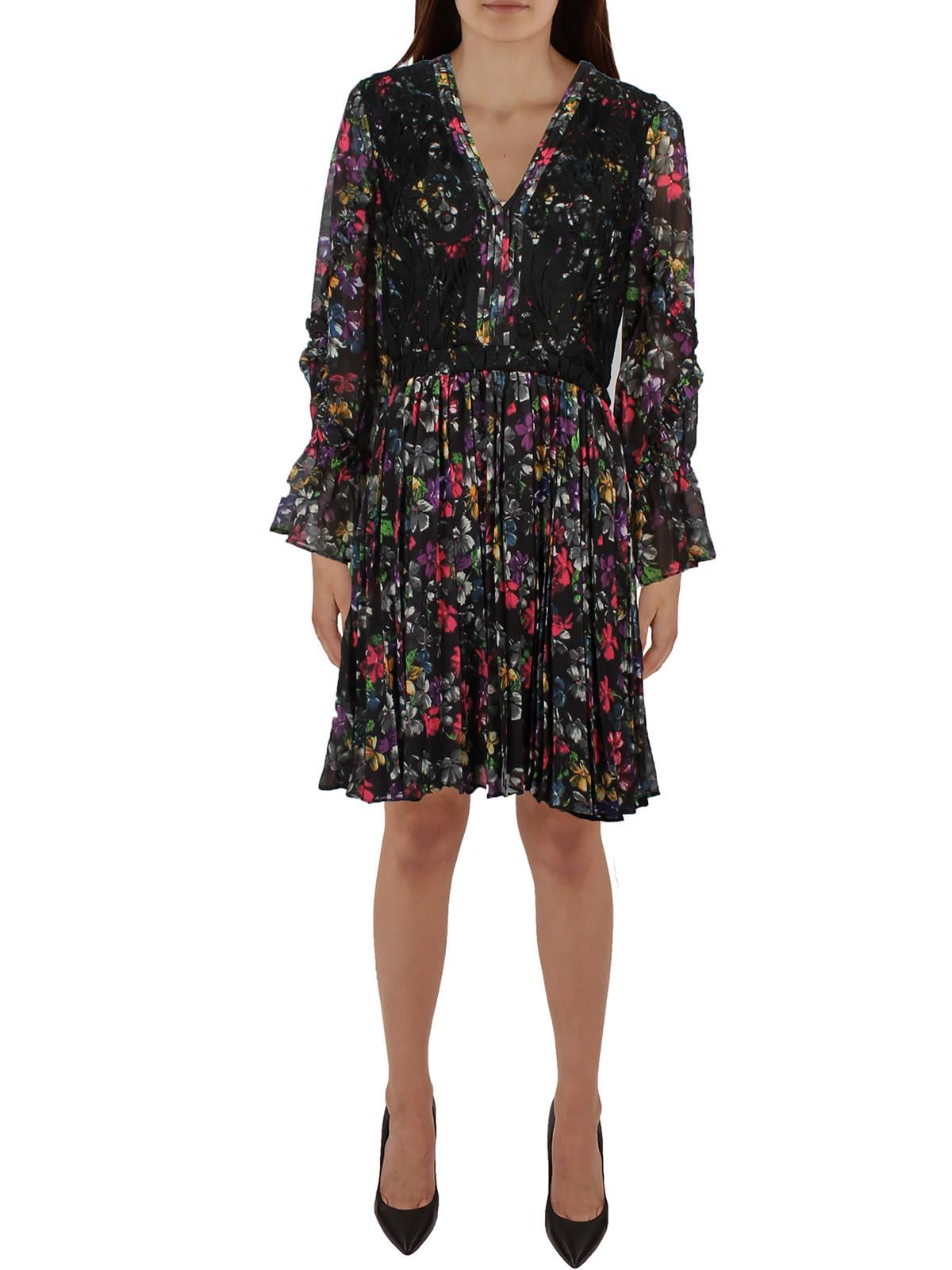 French Connection Womens Alanna Lace Overlay Short Mini Dress - Walmart.com