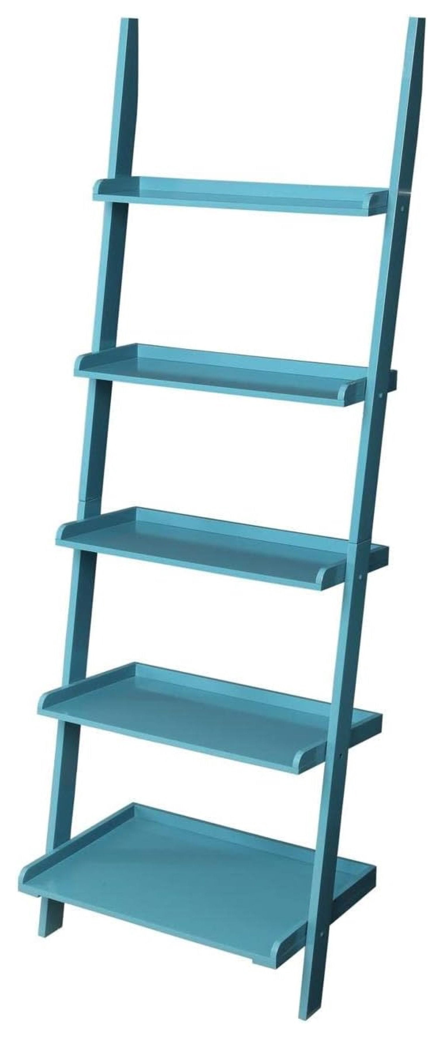 French Country Bookshelf Ladder, Blue - Walmart.com