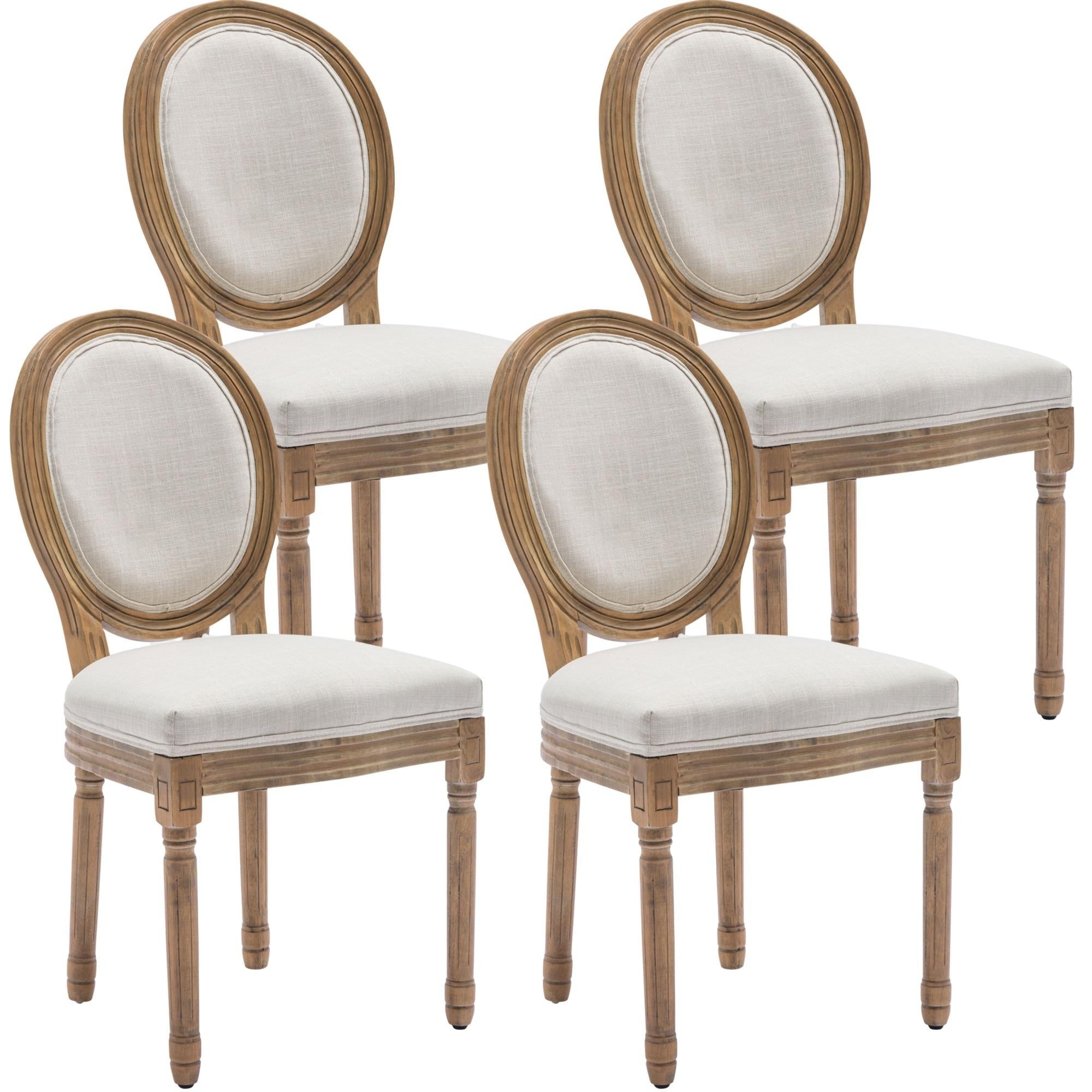 French Country Dining Chairs, Upholstered Farmhouse Dining Room Chairs ...
