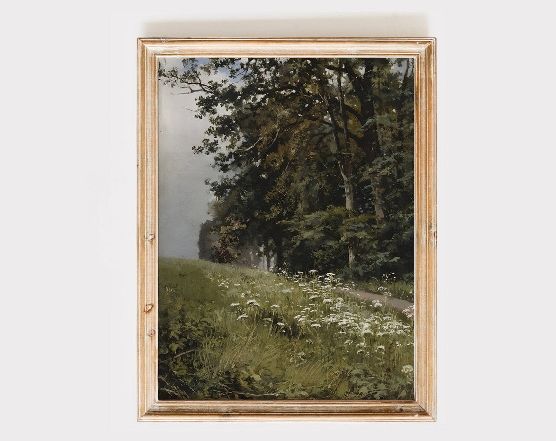 French Countryside Gallery Wall Print Set, Vintage Spring Landscape ...
