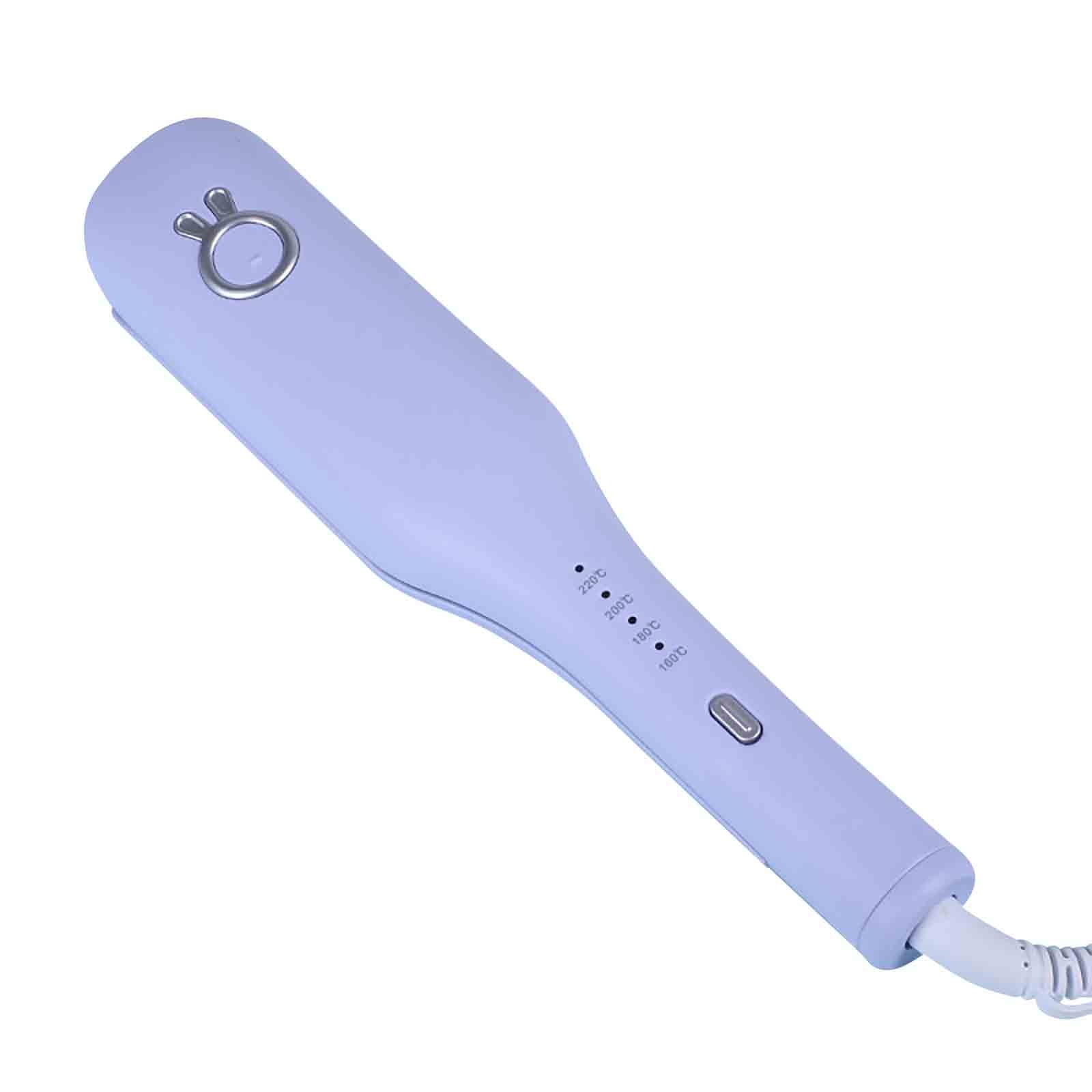 French Curling Iron V-Shape Ceramic Beach Waves Crimper | Adjustable ...