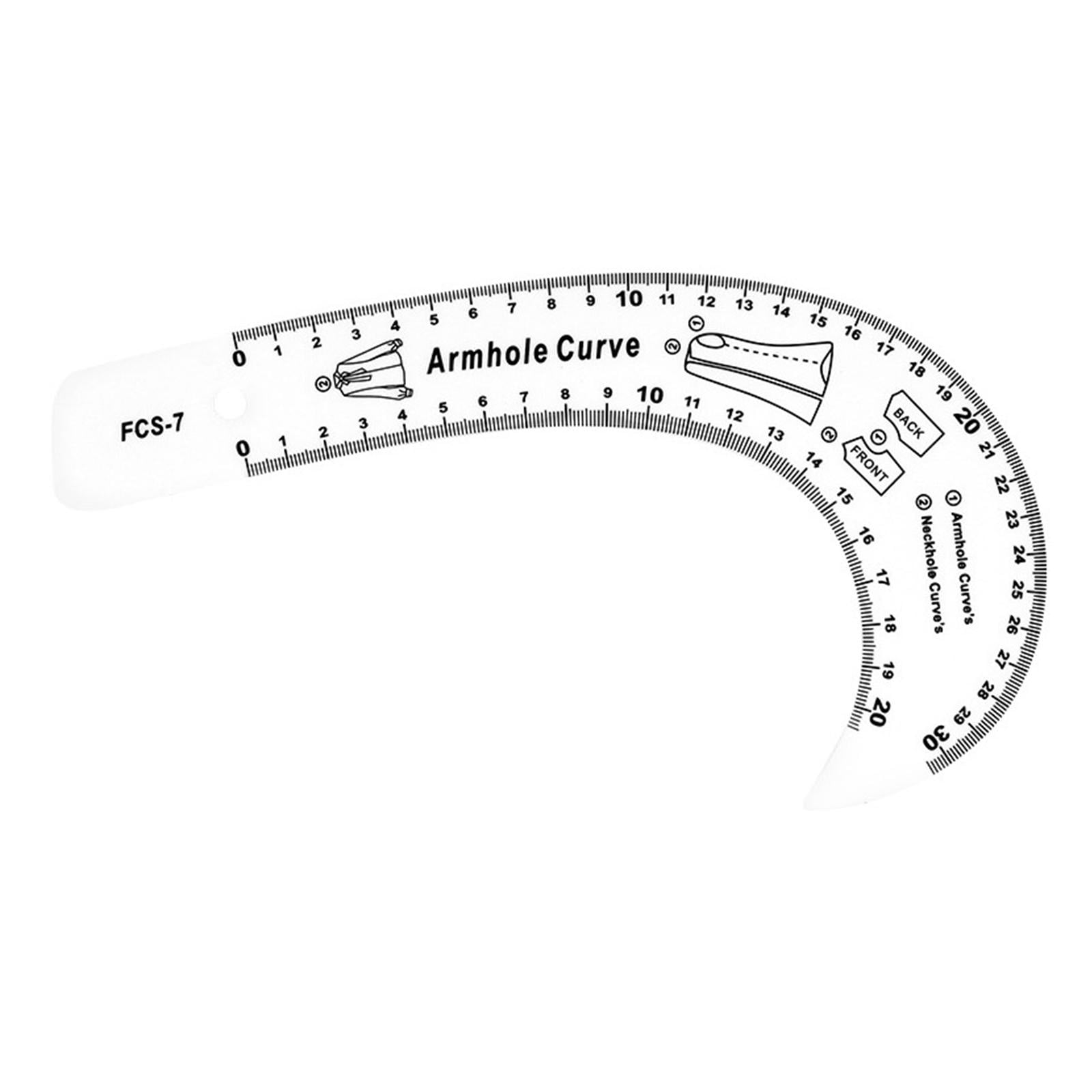 French Curve Ruler Dressmaking Acrylic Dress Curve Rulers Tailors Ruler ...
