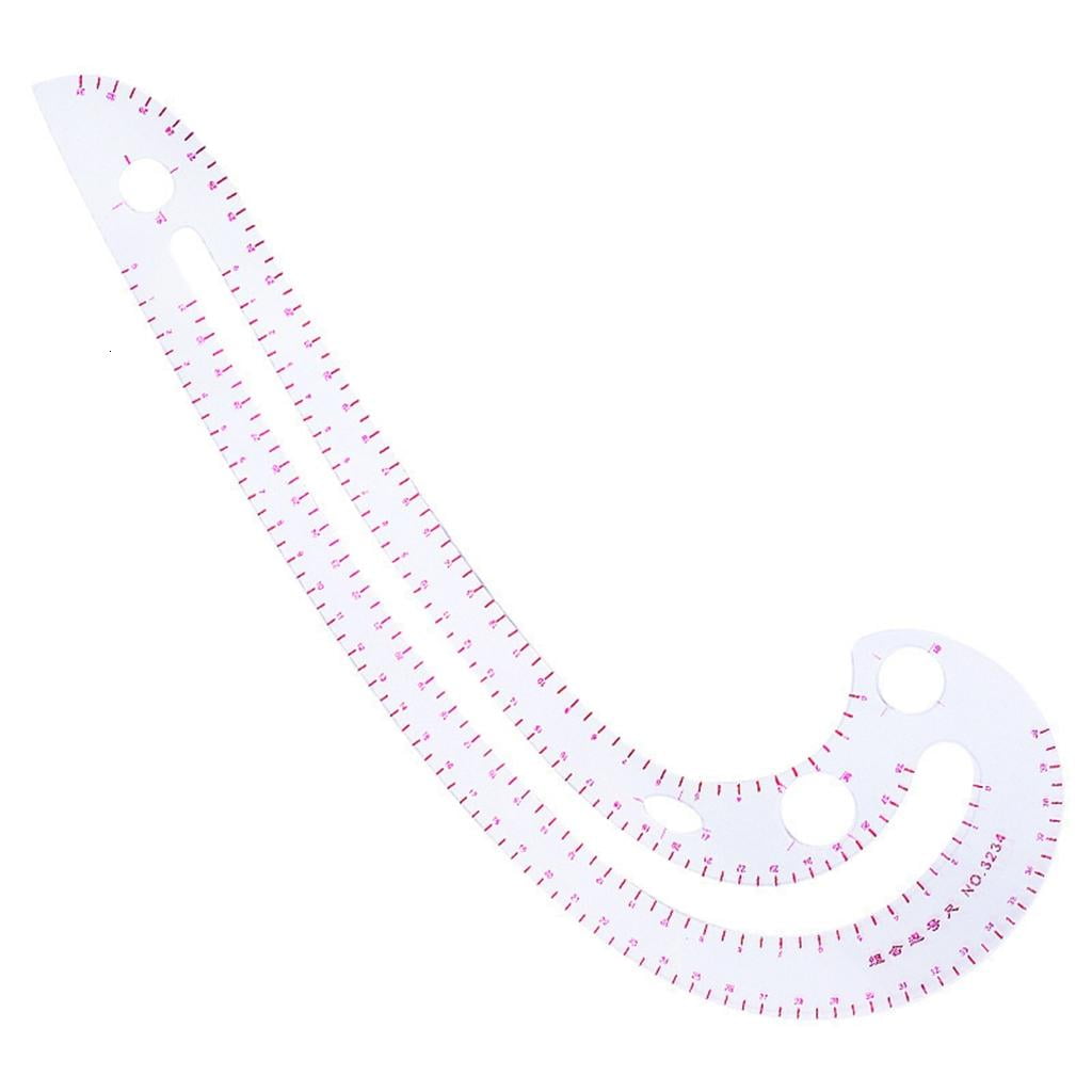 French Curved Ruler Clear Scale Dressmaking Drawing Template Tool for ...