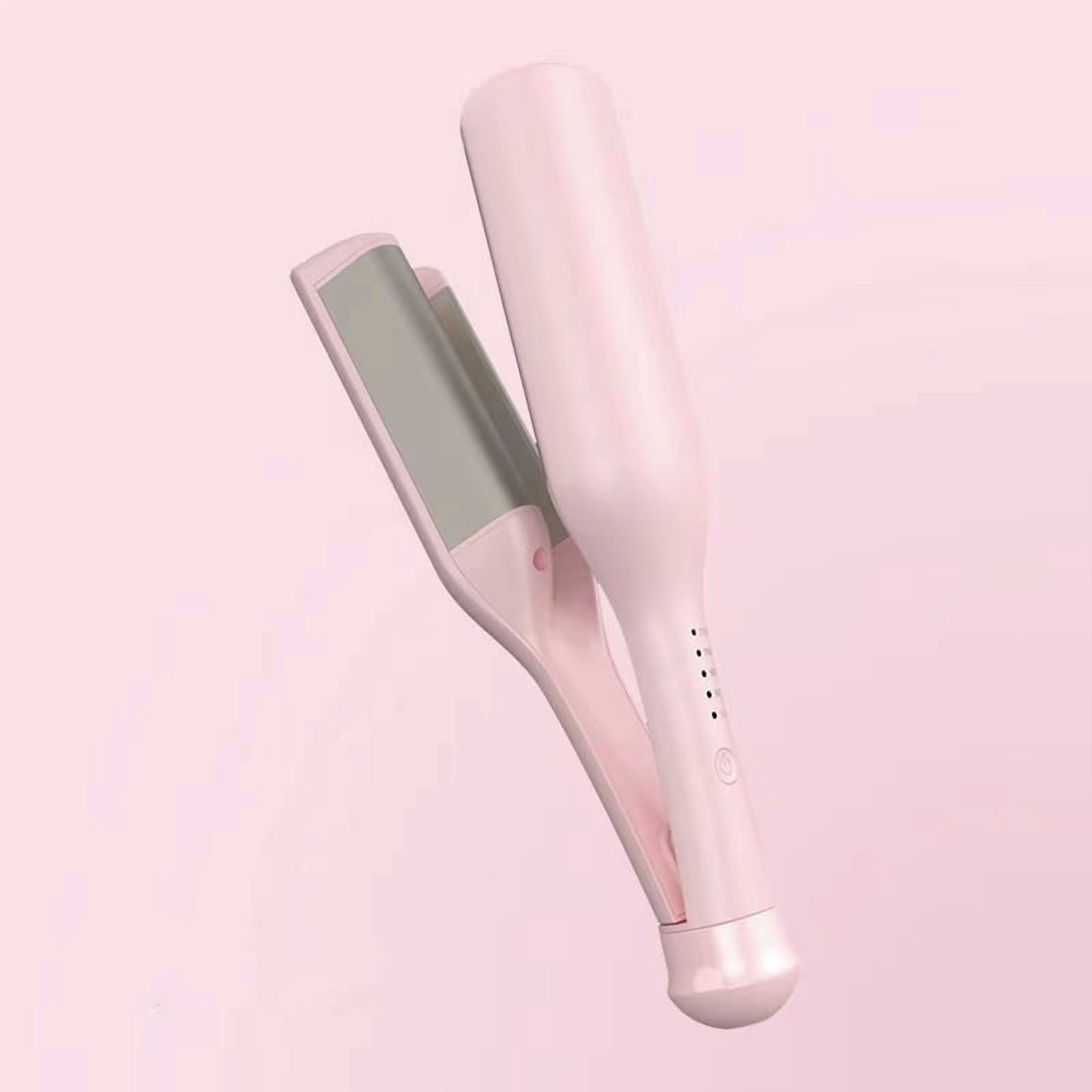 French Deep V Crinkle Wave Curling Iron - 32mm Large Barrel Hair Styler ...