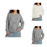 French Design Pullover Sweater Elegant Bow Knot Top Soft Comfortable ...