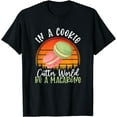 French Dessert Macaron Ice Cream Sandwich I Love Macarons T-Shirt ...