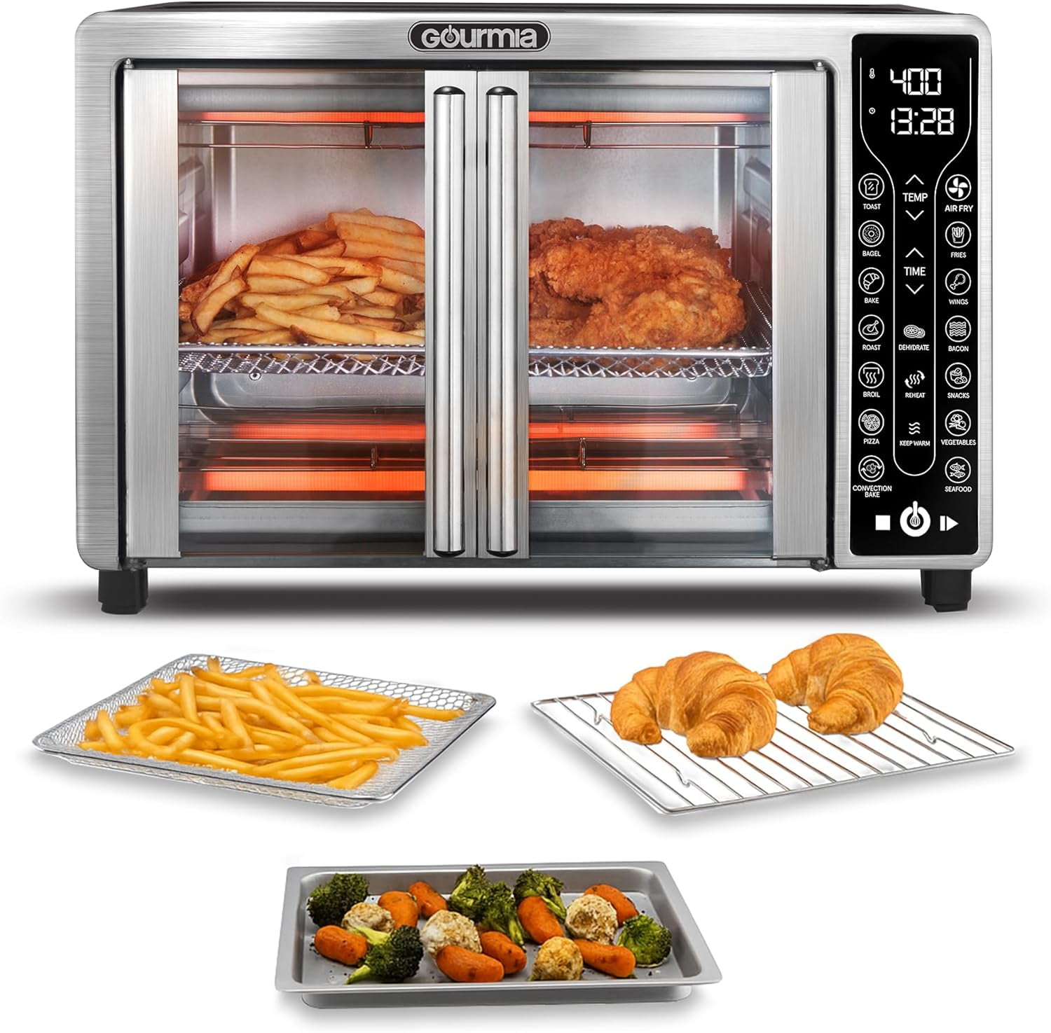 French Door – 25 Qt Lar Capacity Convection Oven, Fryfroce 360 ...