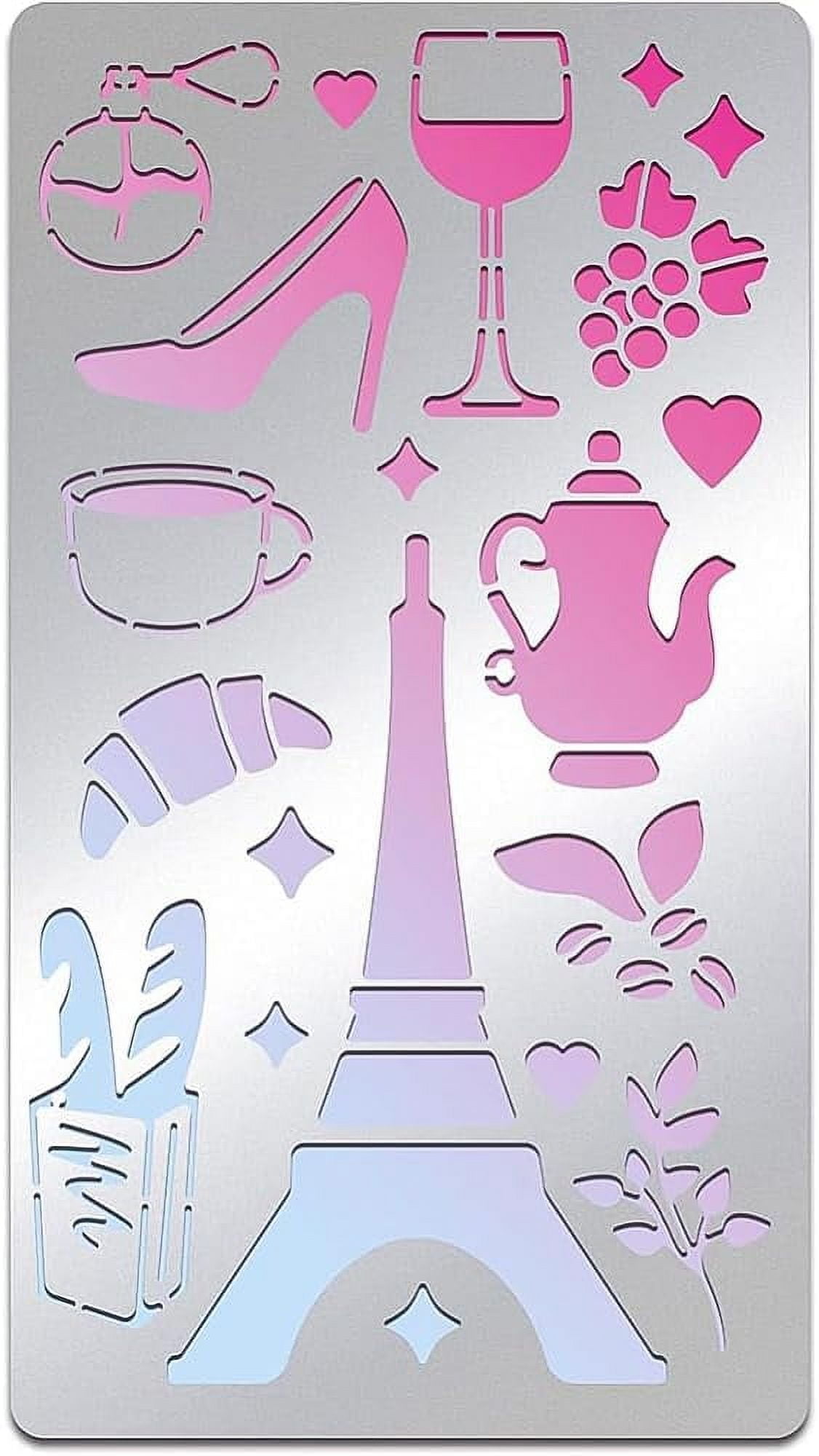 French Elements Stencils 7x4 Inch Tower Stencils Painting Template ...