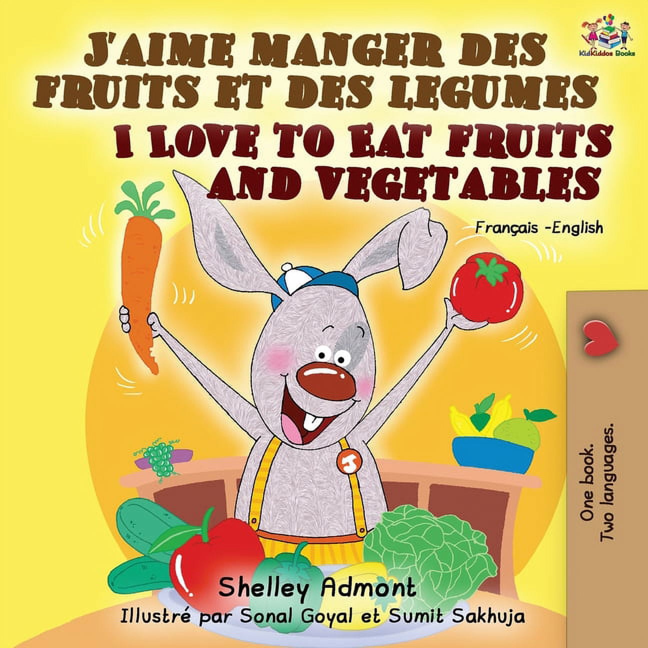 French English Bilingual Collection J'aime manger des fruits et des ...