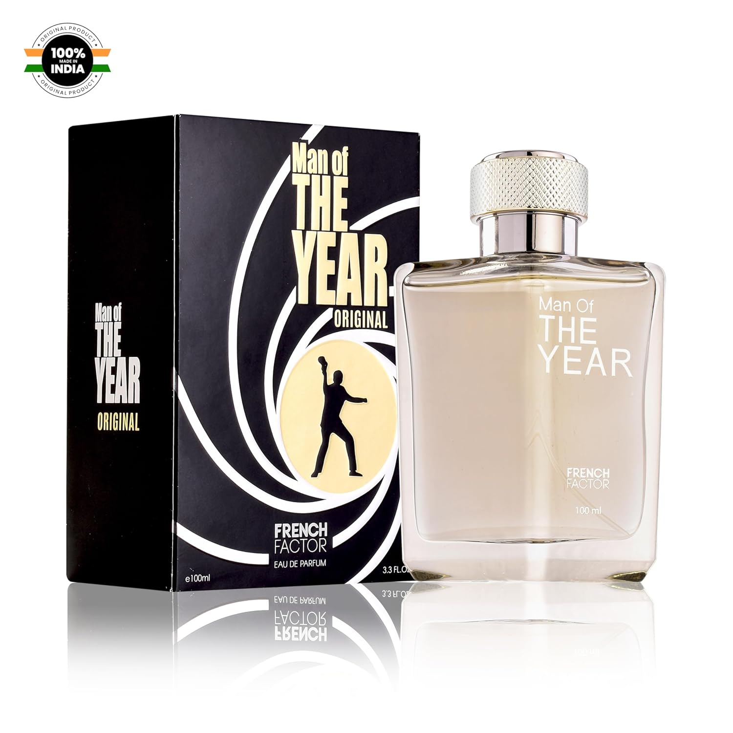 French Factor Man Of The Year Original Eau De Parfum For Men 100ml, 3.4 Fl.oz. | Long Lasting ...
