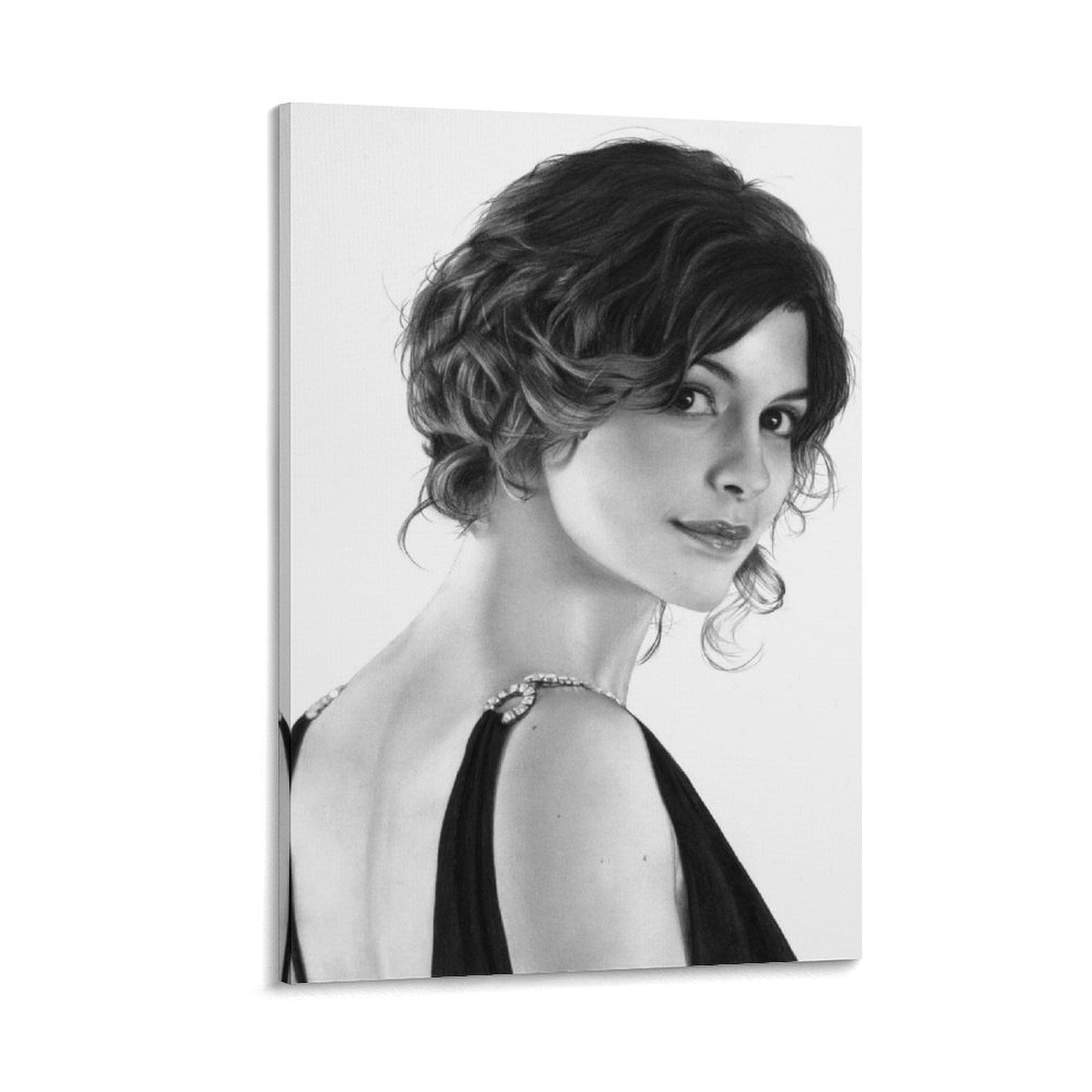 French Film Actresses Audrey Tautou Poster6 Gifts Canvas Painting Poster Wall Art Decorative ...